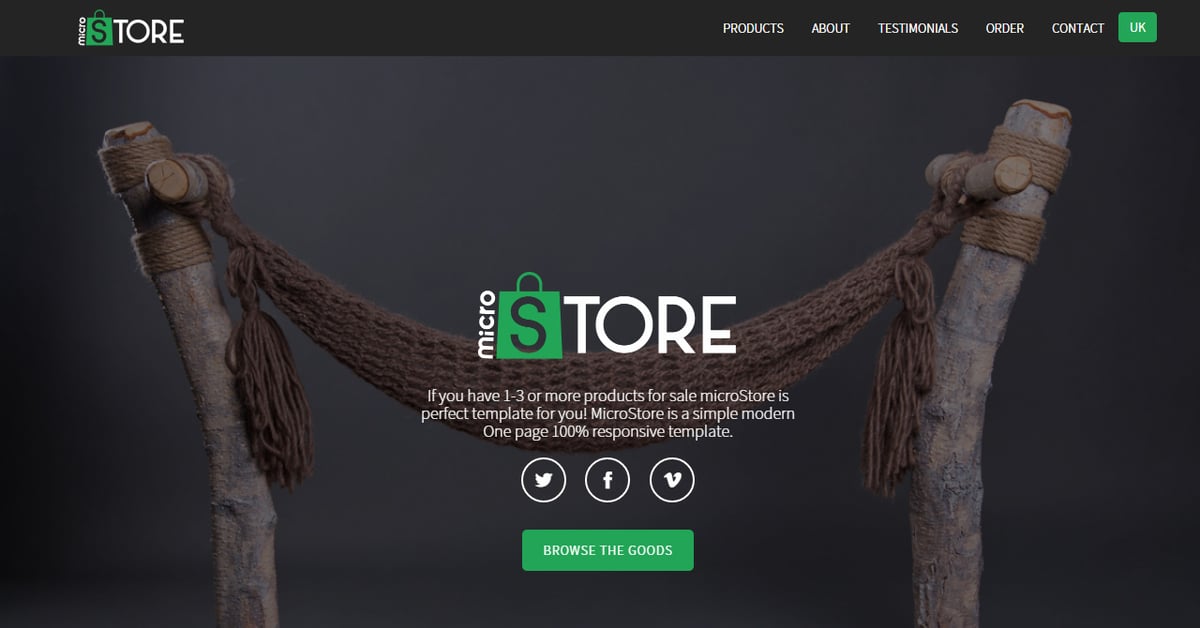 microStore - Template Review and Demo