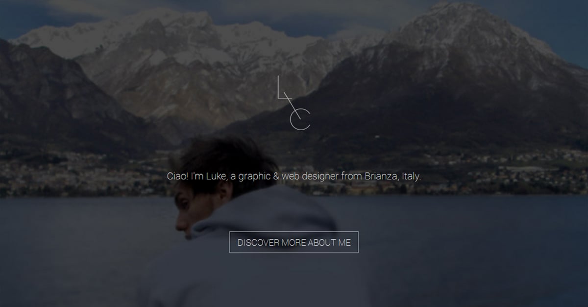 Luca Casati — One Page Website Award
